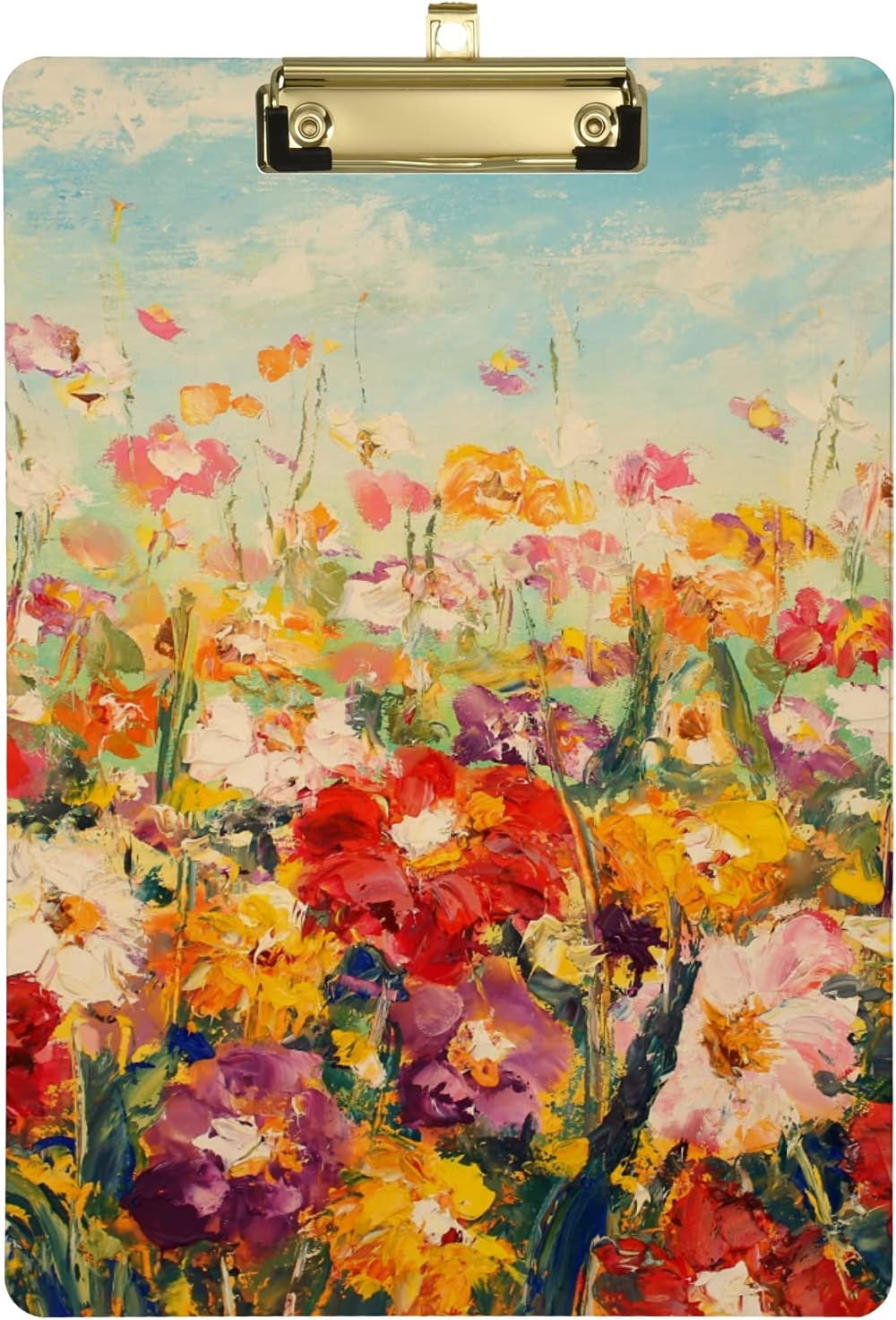 FMSHPON Spring Wildflowers Daisy Clipboard Hardboard Wood Nursing Clip ...