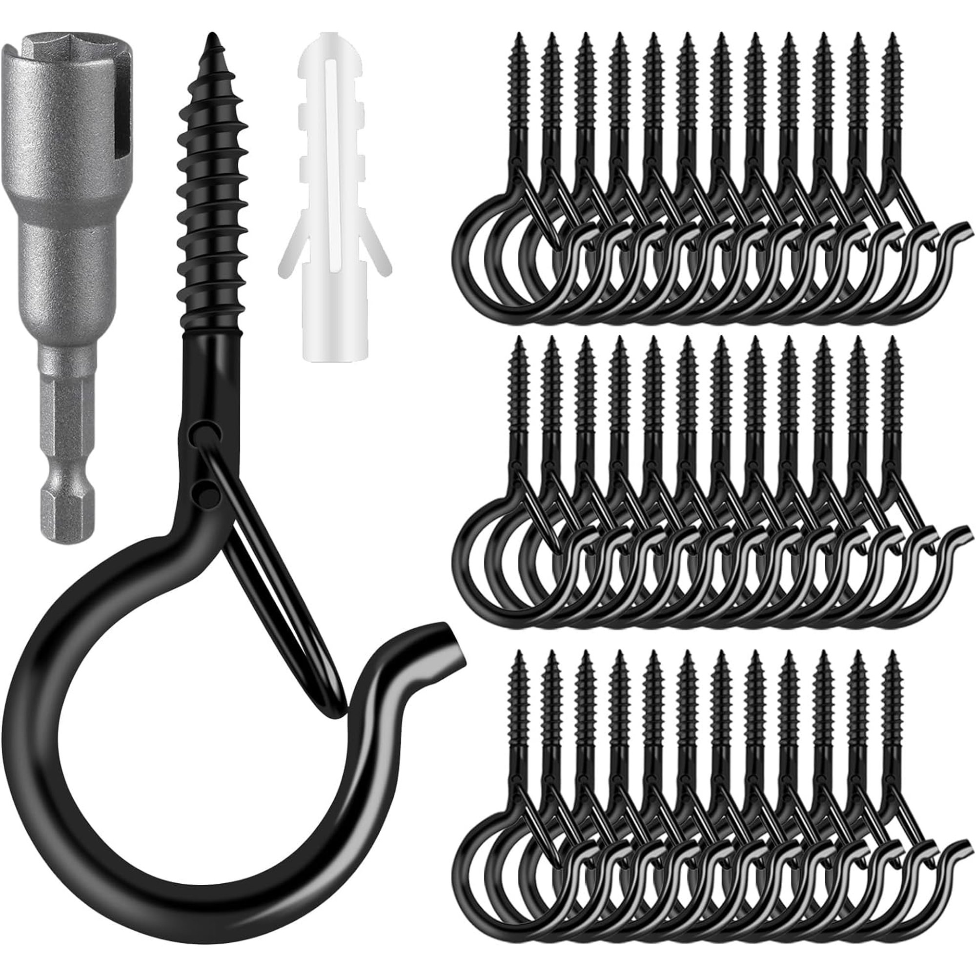 Click here for Ghsdfbb 50 Pack Screw-In Hooks For Outdoor String... prices