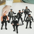 6 Pcs Soldier Model Accessory Models Realistic Army Ranger Mini ...
