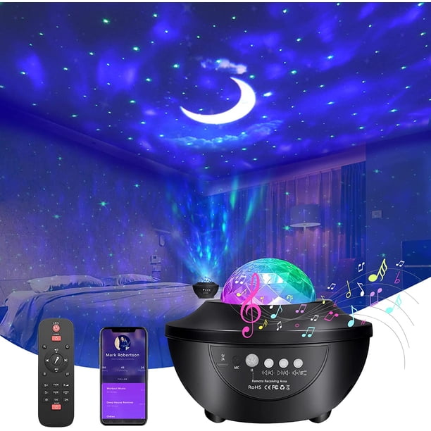 Galaxy Star Projector, Night Light Projector with 2 Bluetooth Speaker ...