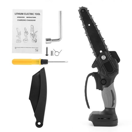 6 Inch Chain Saw Electric Mini Woodworking Rechargeable Pruning ...
