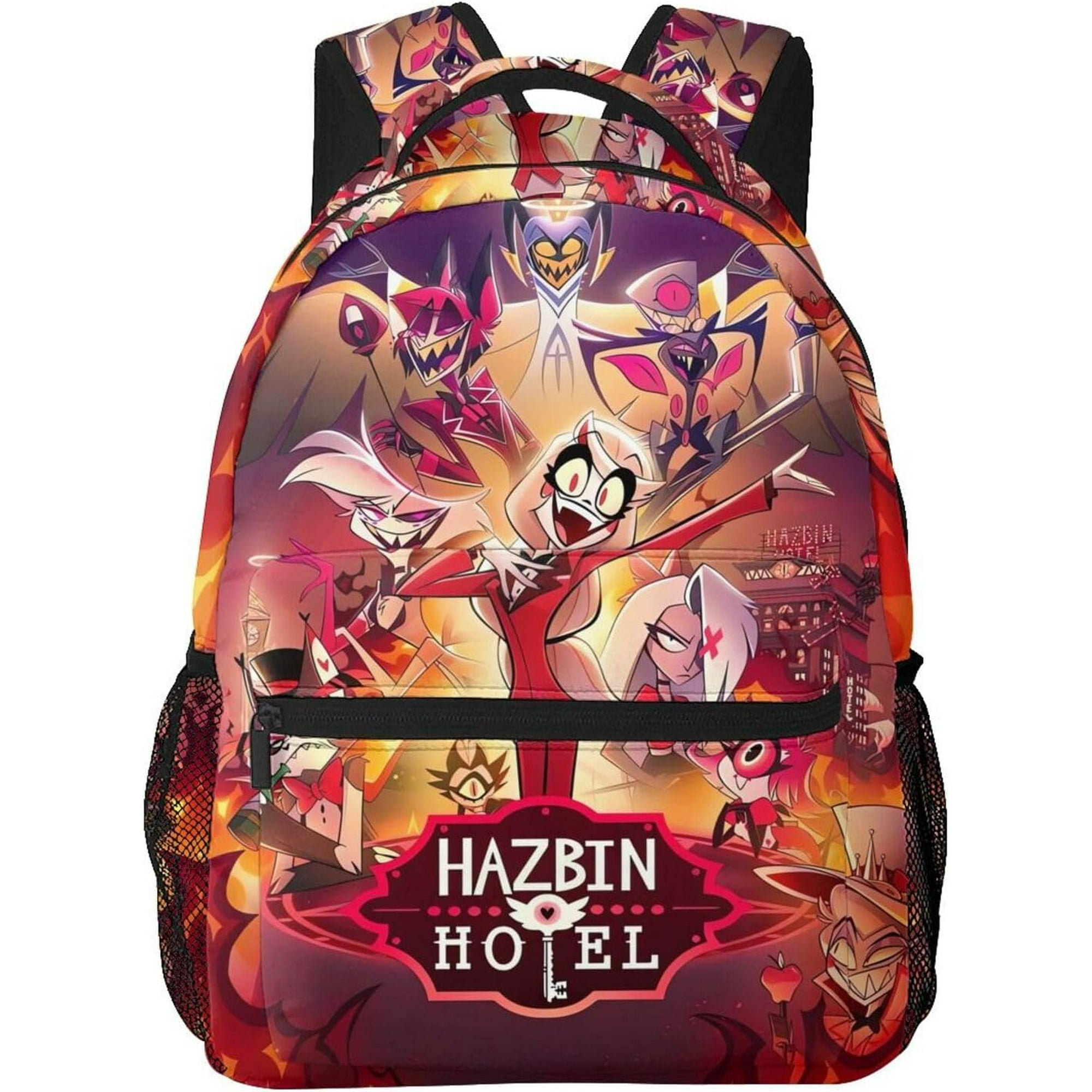 Click here for Veidsuh Canvas Casual Backpacks Hazbin Anime Hotel... prices