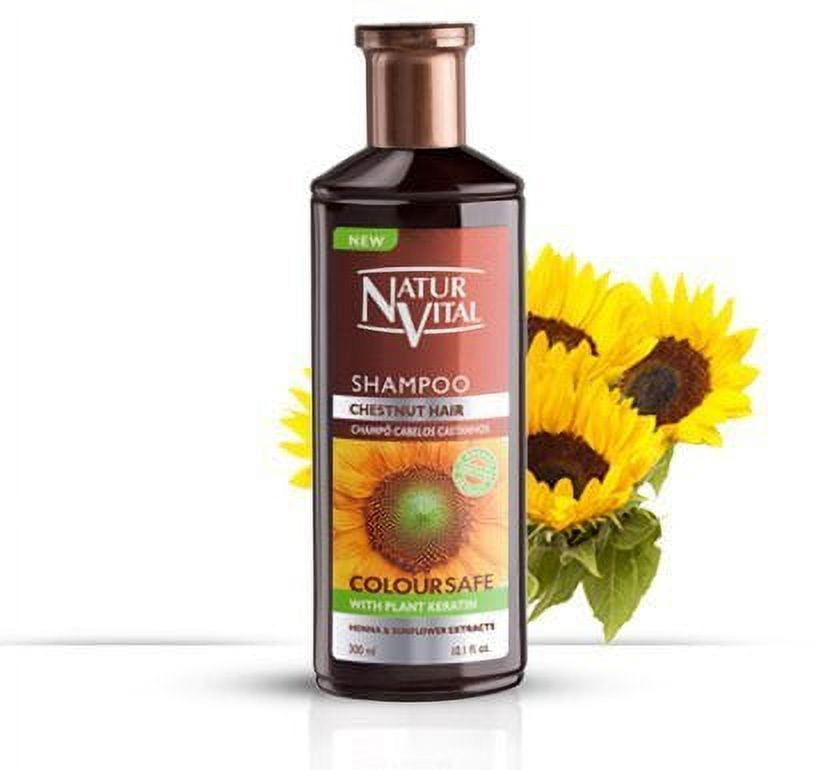 Champú Capilar Henna Castaño - Color Y Brillo - 300 Ml / Natural Y ...