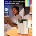 Dehumidifier, 75 OZ Quiet Dehumidifier for Home Bedroom Bathroom RV ...