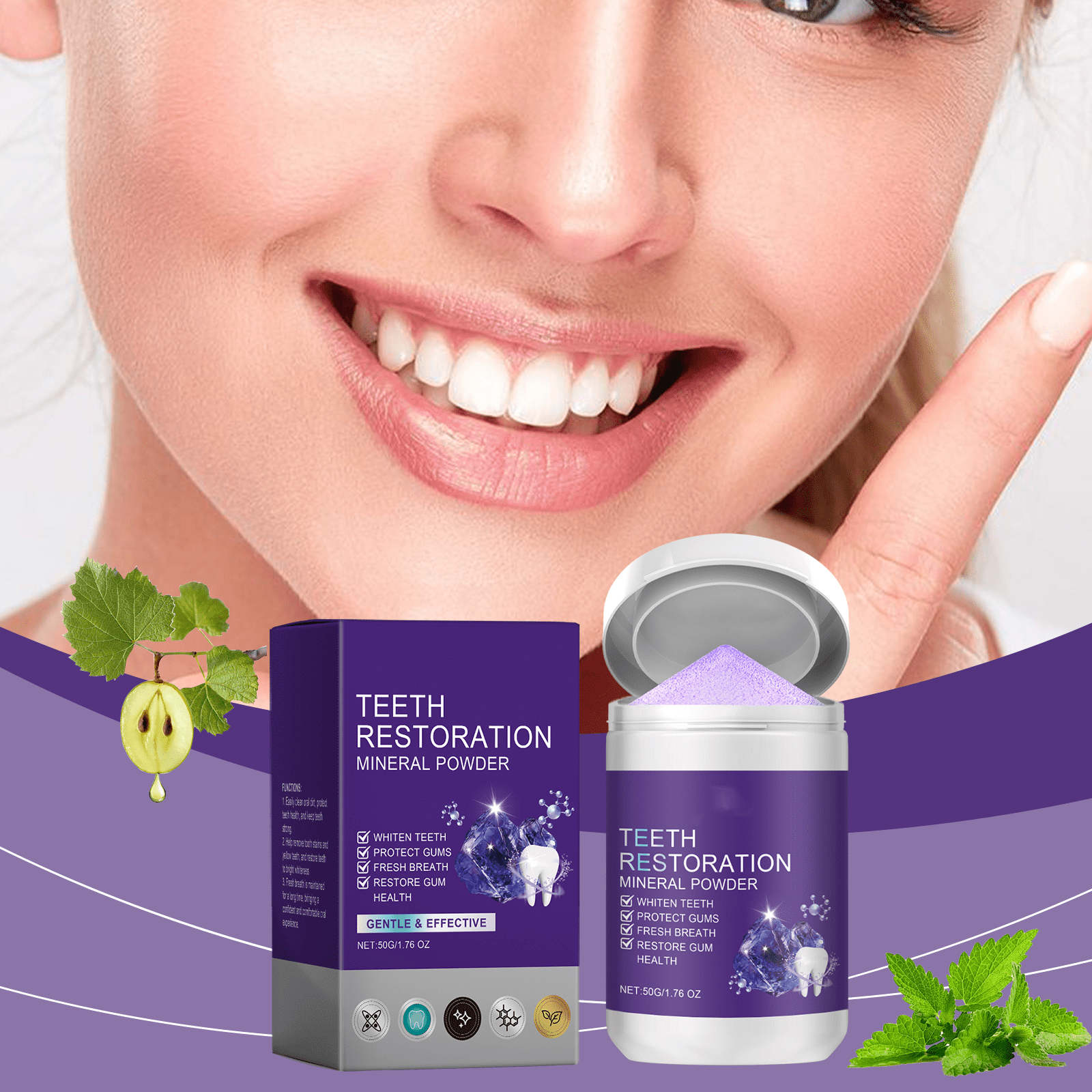 Teeth Restoration Powder Restoration Powder Effective In Strengthening ...