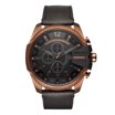 Diesel Men's Mr. Daddy DZ7394 Watch, Brown Leather Strap, Quartz, 30m ...