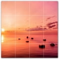 Picture-Tiles.com: Sunset Ceramic Tile Wall Mural WAL500970-44L. 32"W x ...