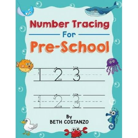 Number Tracing book for Preschoolers: Preschool Numbers Tracing Math ...
