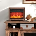 Costway LED Mini Electric Fireplace: Energy-efficient, Portable ...
