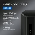 Free Shipping! NETGEAR Nighthawk WiFi 7 Router 9.3 Gbps Speed Covers ...