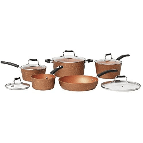 The Rock Copper Essentials 10 Piece Cookware Set | Walmart Canada