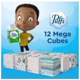 Puffs Plus Lotion Facial Tissues (72 tissues/cube, 12 mega cubes ...