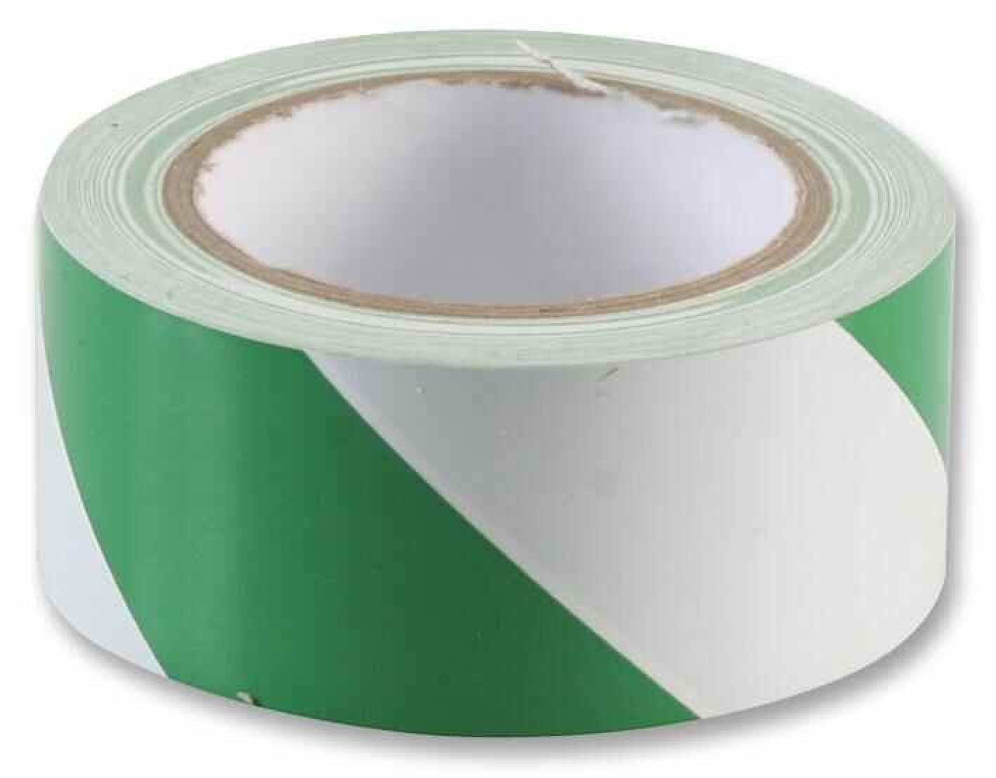 RARAION - Vinyl Hazard / Floor Marking Tape 50mm x 33m, Green / White ...