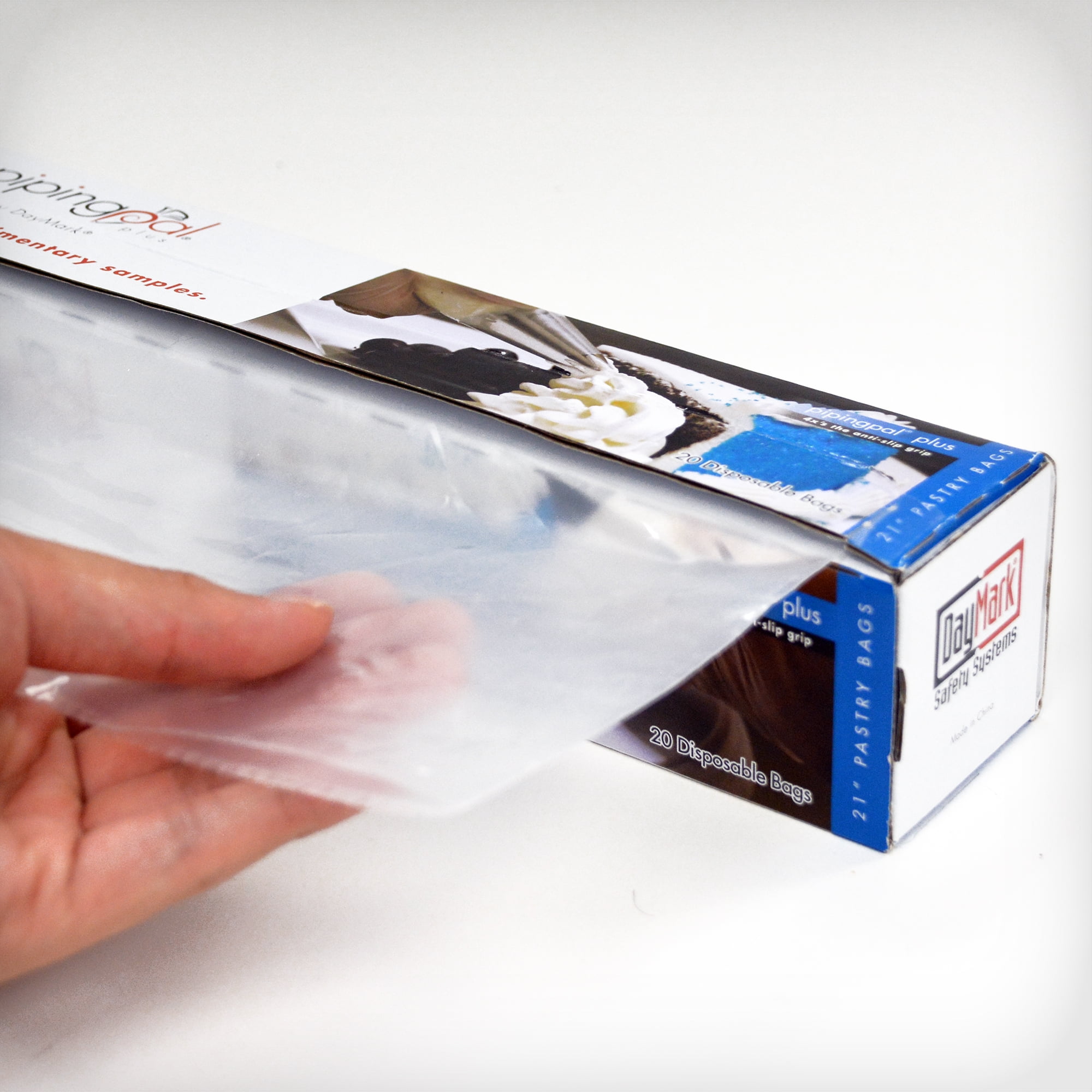 DayMark 21" PipingPal Plus Disposable Pastry Bag with Dispenser (100 ...