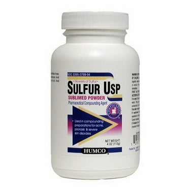 Humco Sulfur Sublimed Powder USP 4 oz - Walmart.com