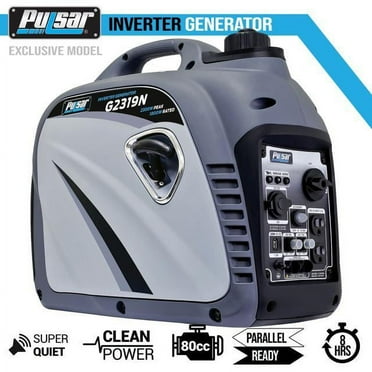 Pulsar Products G450RN, 4500W Portable Quiet Inverter Remote Start ...