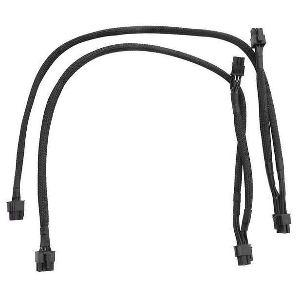 Paquete De 2 Cables De Alimentación Pcie Vga De 8 Pines A Doble 8 Pines Y 6 Pines Para S ...