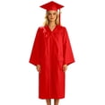 2026 Graduation Gown and Cap Set, Long Sleeve Robe with Tassel & 2 ...