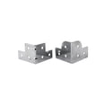 Chrome Plated Iron Corner Protectors, 50x50x45mm, Pack of 16, for Boxes ...