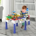 PicassoTiles Kids Multi Activity Table with Chair & Storage, 581PCS ...