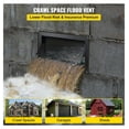 Crawl Space Flood Vent 8x16 Inch - Foundation Wall Vent, Zinc Coated ...