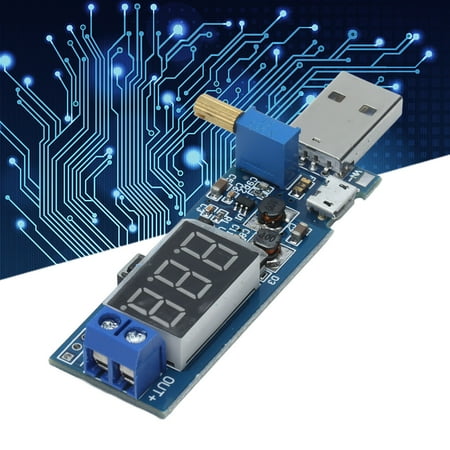 ANGGREK Boost Converter DC‑DC USB Step UP Power Supply Module 5V To 3.3V 9V 12V 24V Adjustable ...