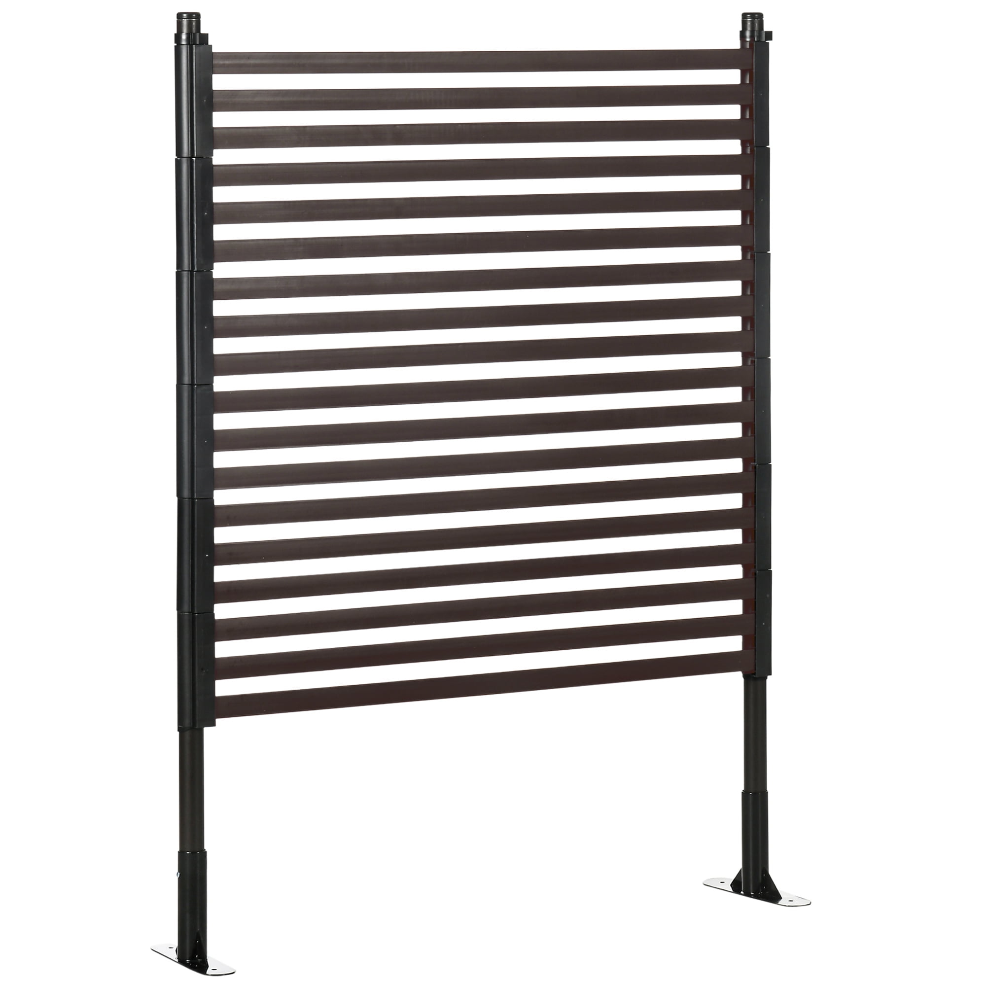 Click here for Outsunny Picket Metal Garden Fence 4 Ft Outdoor Fe... prices