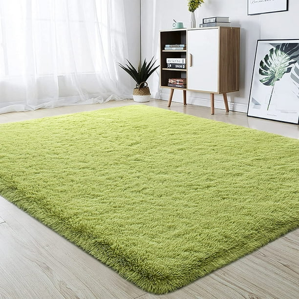 Lochas Fluffy Soft Shag Carpet Rug for Living Room Bedroom Big Area ...