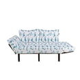 Shark Futon Couch, Scary Predators of the Seas Blue Fishes with Fins ...