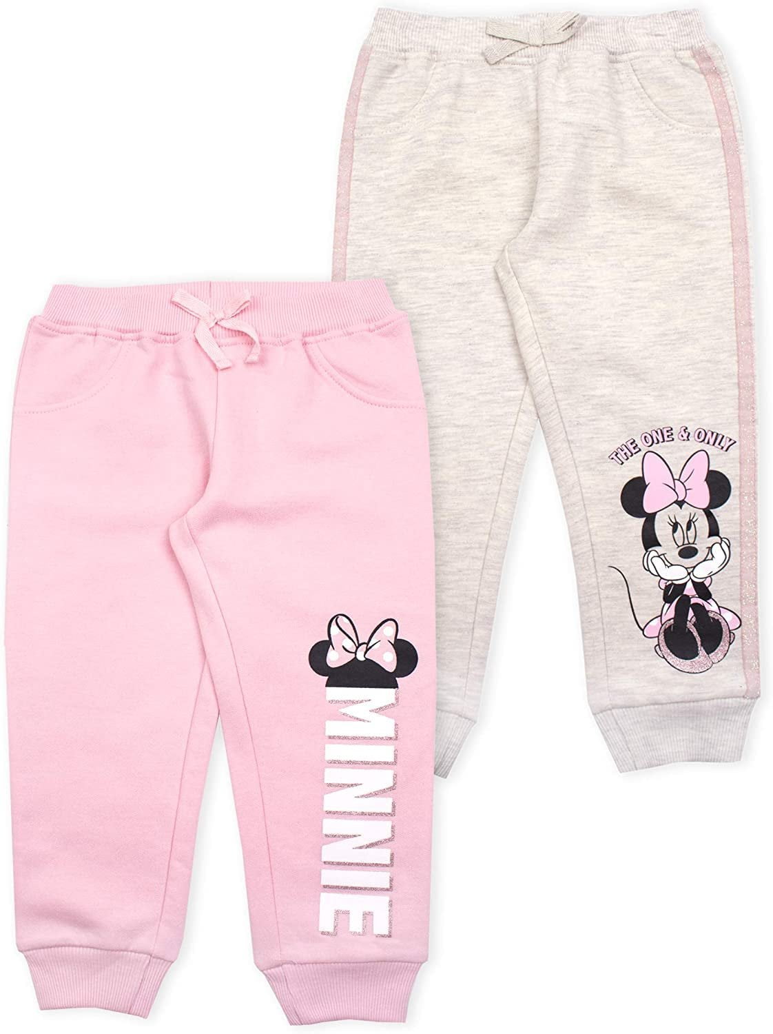 Disney Girl's 2-Piece Minnie Mouse Jogger Pant Set - Walmart.com