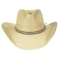 Stetson Sawmill Palm Leaf Straw Western Hat with Decorative Leather ...