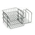 Fellowes, Wire Triple Tray Sorter, 1 Each, Black - Walmart.com