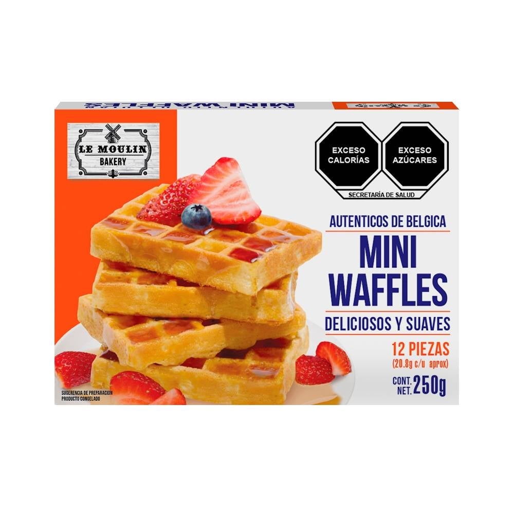 Waffles mini Le Moulin Bakery auténticos de Belgica 250 g | Walmart en ...