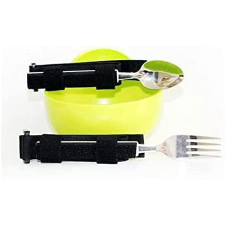 Adaptive Spoon & Fork Kit for Hand Tremor - Anti-Shake Eating Utensils ...