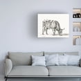 Trademark Fine Art Jean Bernard Bernard's Bull Renderings I Canvas Wall ...