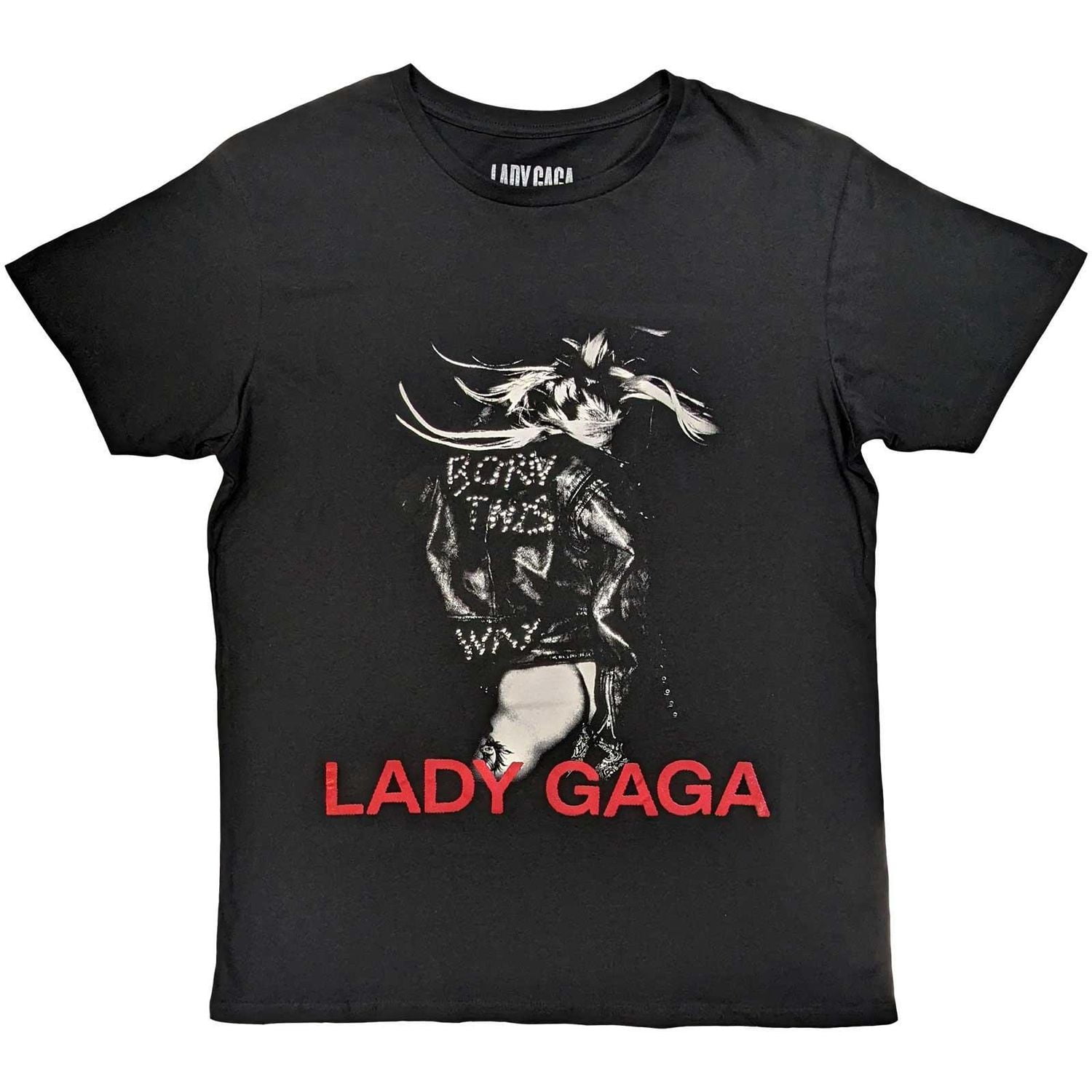 Click here for Lady Gaga Adult Leather Jacket T-Shirt Xxl prices