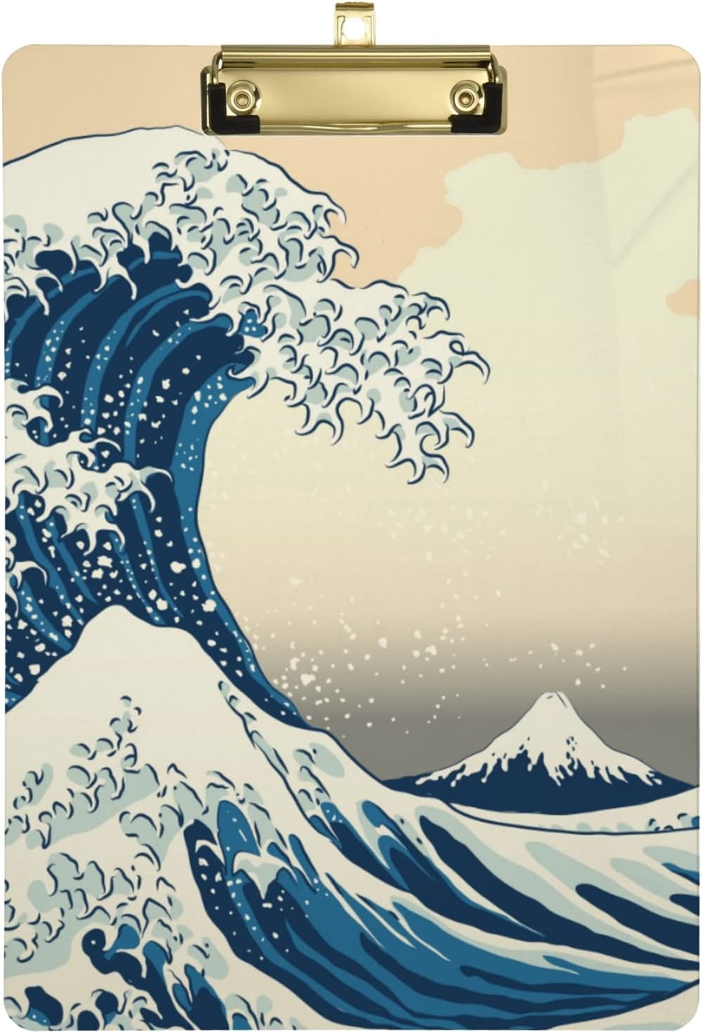 FMSHPON Wave Ocean Mountain Fuji Clipboard Hardboard Wood Nursing Clip ...