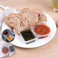 Reusable Double Compartment Snack Storage for Kids Adults, Travel Small ...