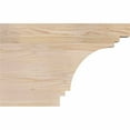 3 1/2"W x 12"H x 18"L Pescadero Smooth Rafter Tail, Douglas Fir ...