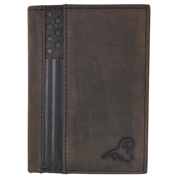 RFID Blocking Bifold USA Wallet For Men Leather Extra Capacity Mens ...