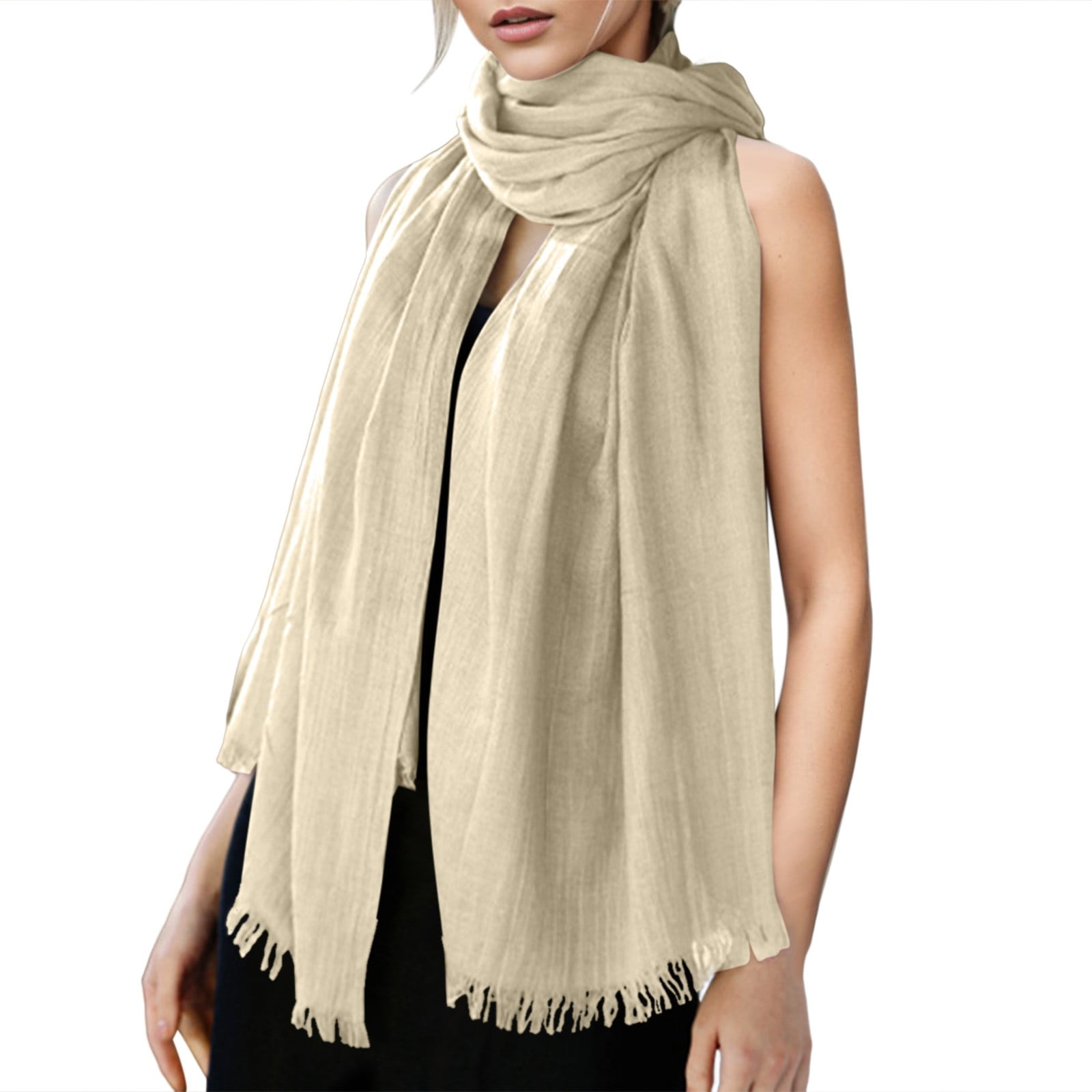 Click here for Aayomet Women Scarf Color Cotton And Linen Scarf F... prices