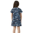 BZSMCE Short Sleeve dress Dress Casual Cotton Dresses-Constellation ...