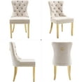 Westice Dining Room Chairs Set of 6, Tufted Velvet Chairs with Golden ...
