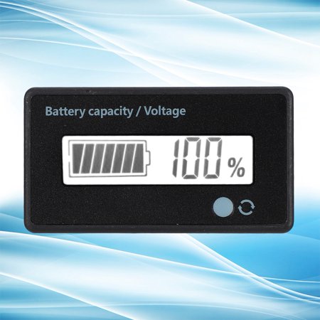 Battery Capacity Monitor, GY-6D Double Buttons Accurately LCD Battery ...