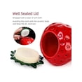 2 Pack Ceramic Strawberry Jars Strawberry Shaped Canisters With Lids ...