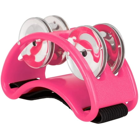Percussion Foot Tambourine with 4 Pairs of Stainless Steel Jingles ...