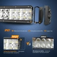 Nilight 22" 120w LED Light Bar Flood Spot Combo Work Light Driving ...