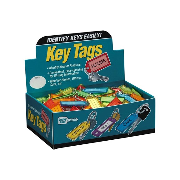 Lucky Line Color Key Tag With Ring Display - Walmart.com