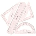 Soft Ruler Precise Measuring Drafting Protractor Tool Office Student ...