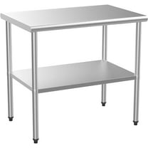 Sportsman Series Upturned Edge Stainless Steel Work Table 24 x 36 ...